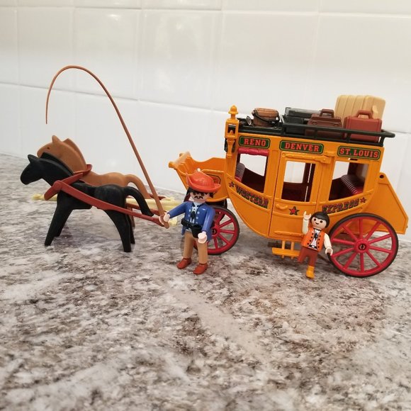 Playmobil | Toys | Playmobil Vintage Stagecoach Western Express 383 ...